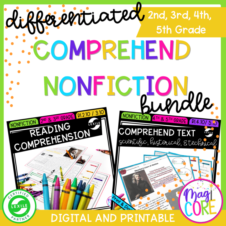 Comprehend Nonfiction Comprehension Passages & Questions | MagiCore