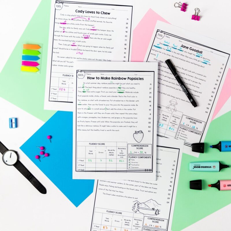 Reading Fluency Passages for 2nd & 3rd Grade | Magicore