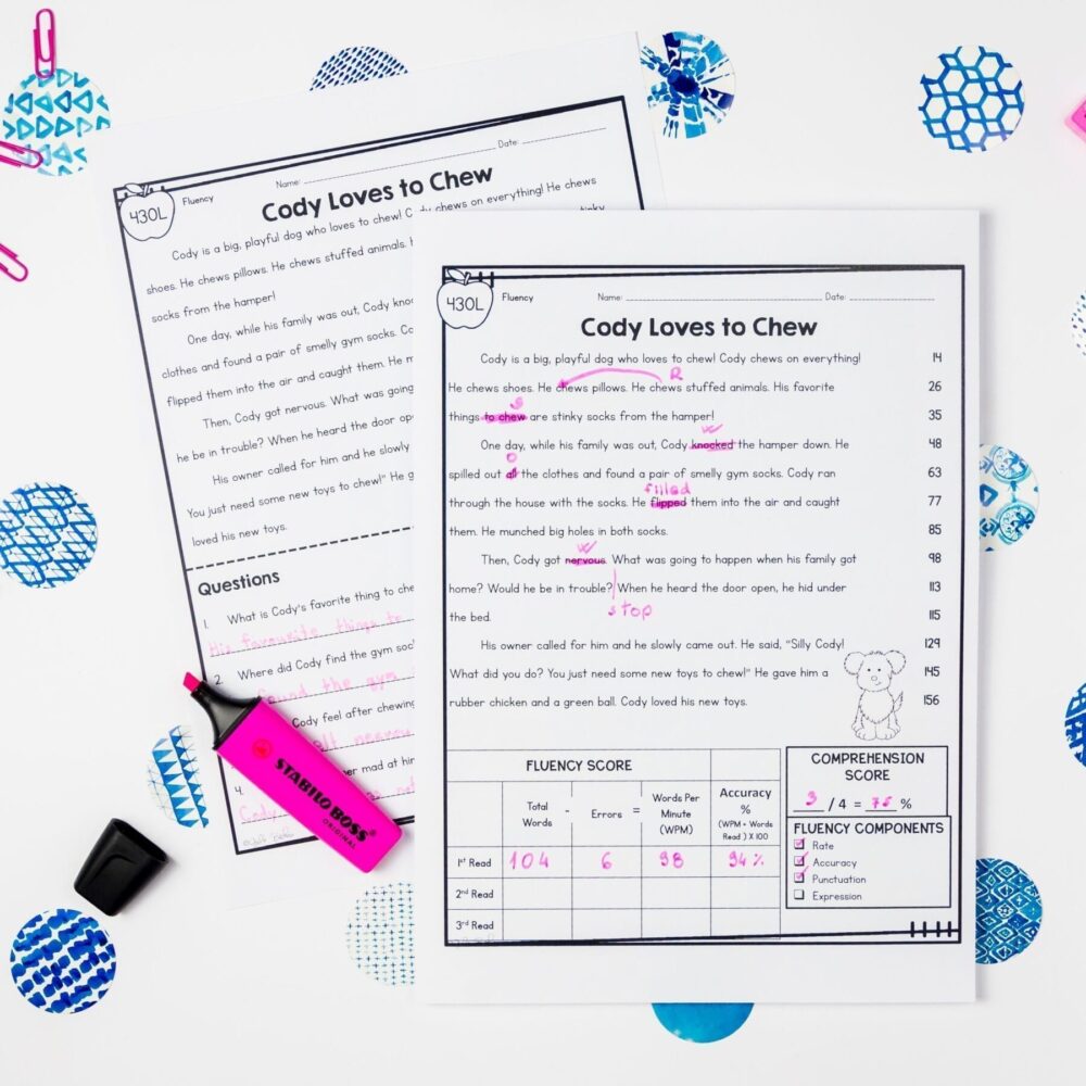 Reading Fluency Passages for 2nd & 3rd Grade | MagiCore