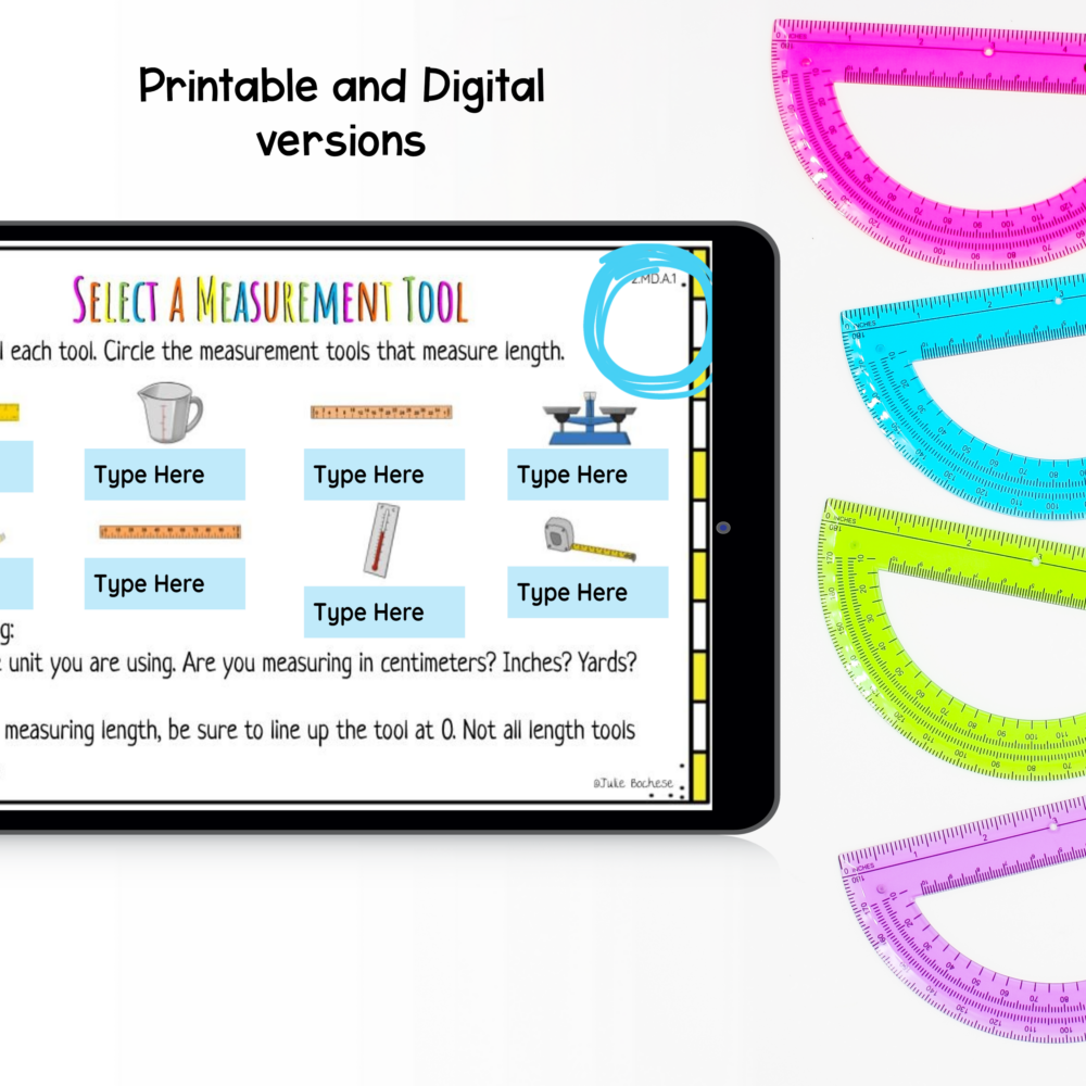 Measurement 2nd Grade - Printable & Digital | MagiCore