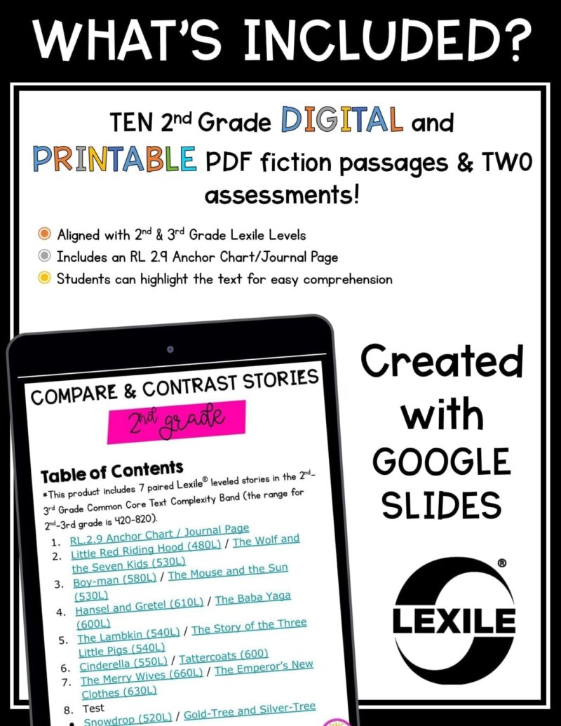 Compare & Contrast Literature RL.2.9 | Magicore