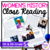 Women's History Close Reading - 4th & 5th Grade | MagiCore