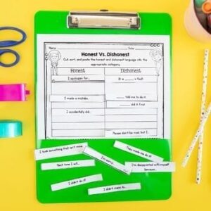 Honesty Character Education Reading Unit with Google Slides Distance ...