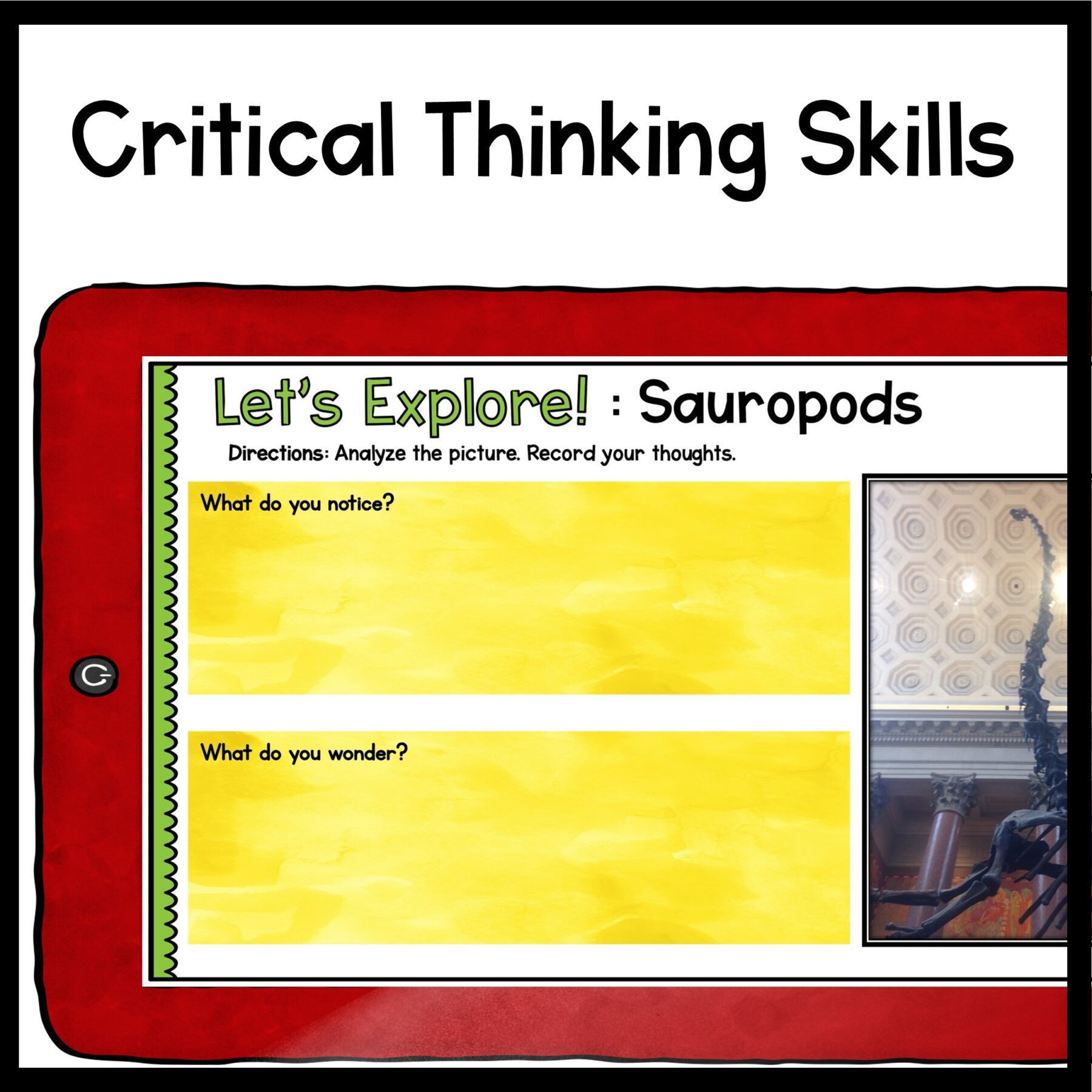 Virtual Field Trip to the Dinosaur Dig - Google & Seesaw