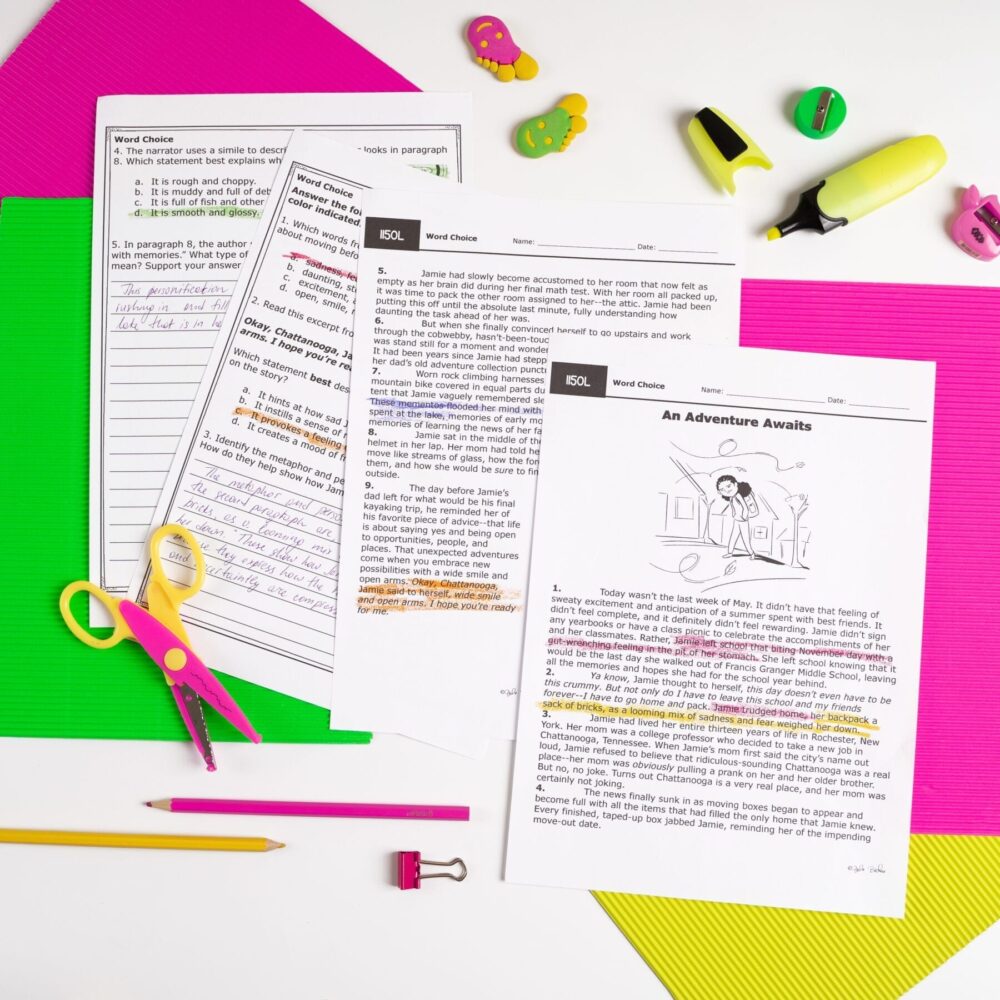 Word Choice & Figurative Language RL.6.4| MagiCore