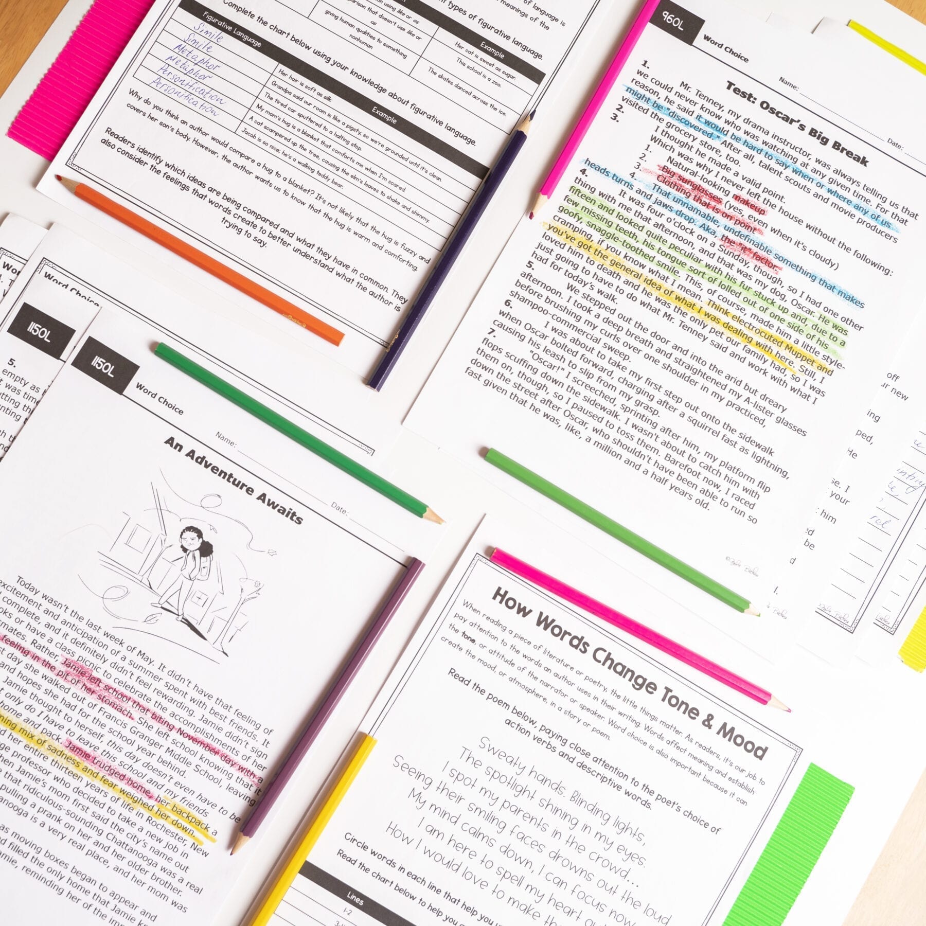 Word Choice Figurative Language RL 6 4 MagiCore Word Choice Figurative Language RL 6 4 MagiCore
