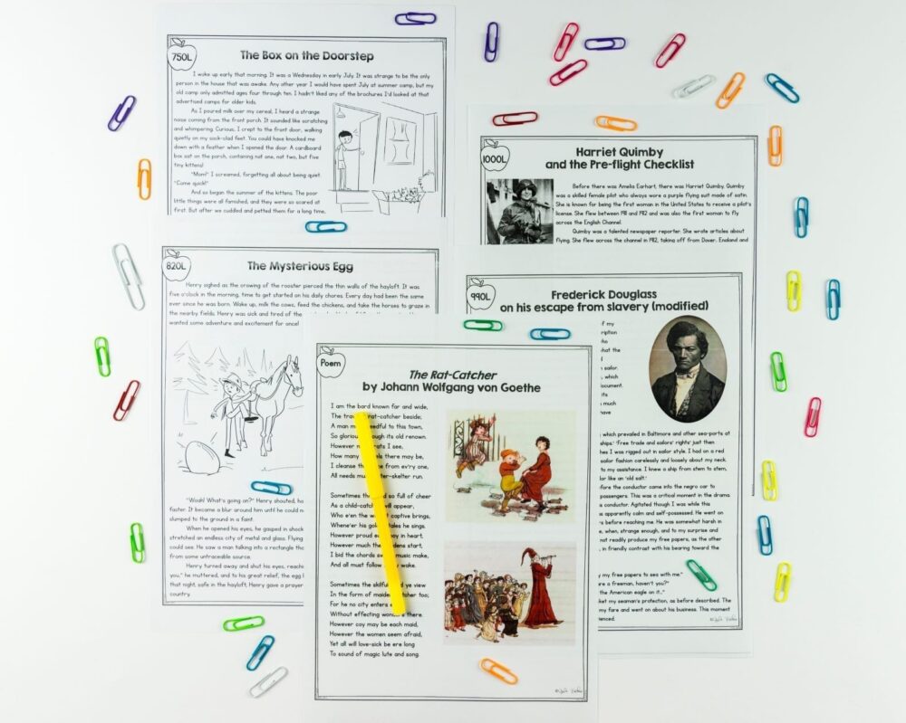 Reading Benchmark Assessments for 5th Grade - Google Forms & Print