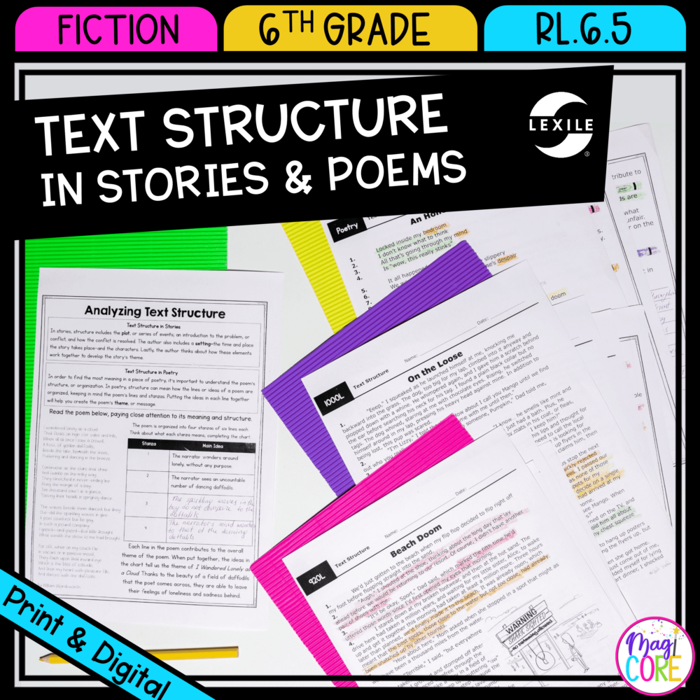 Text Structure in Stories & Poems| MagiCore