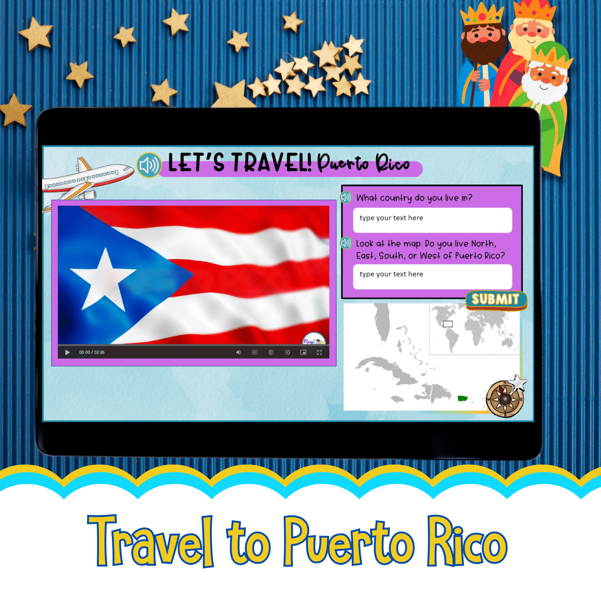 Virtual Field Trip Three Kings Day Digital Resource Holiday Activity ...