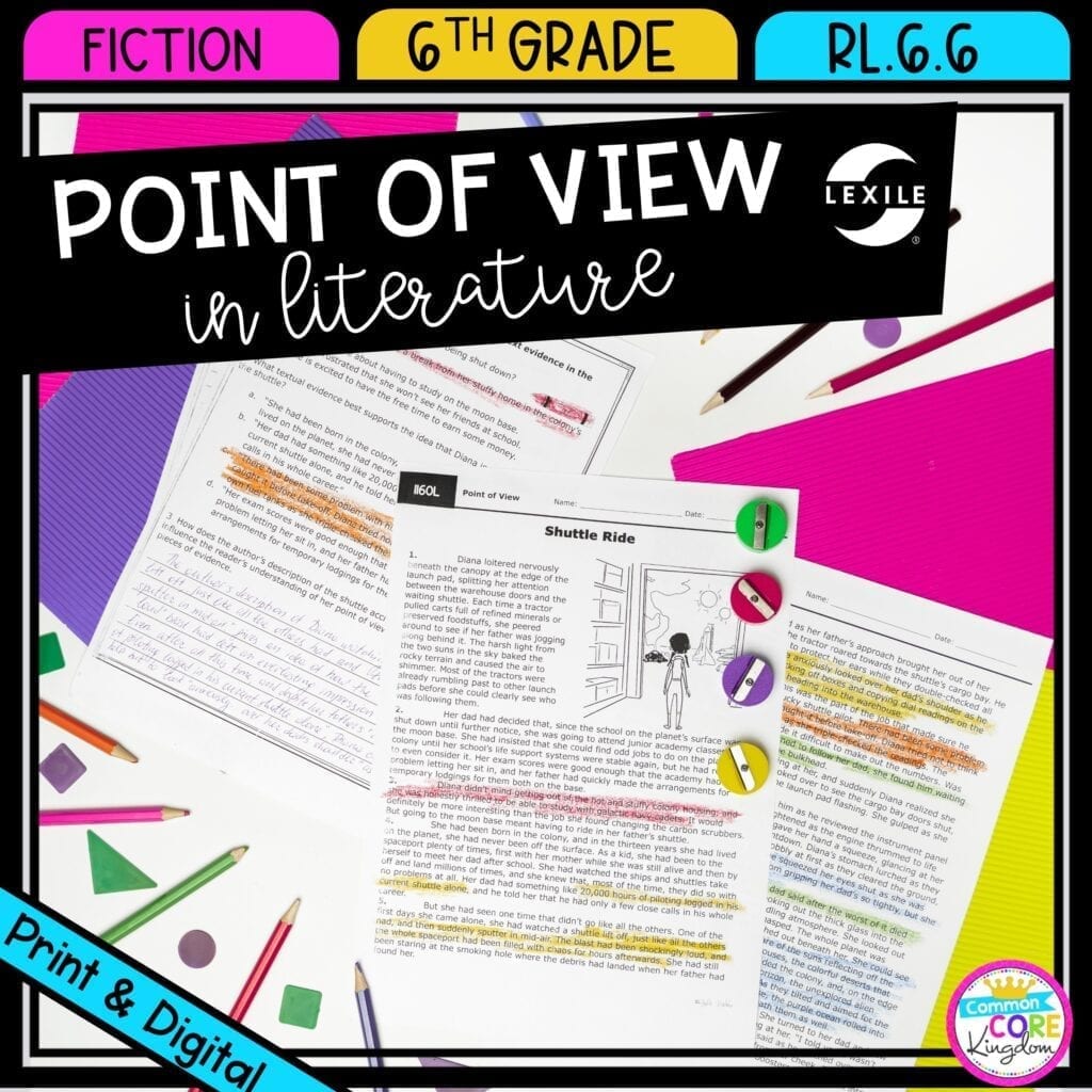 Point of View in Literature RL.6. | Magicore