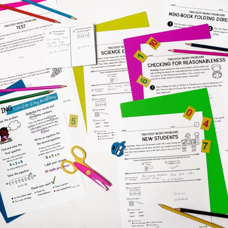 Solving Two Step Word Problems - 3rd Grade Math - 3.OA.D.8 | Magicore