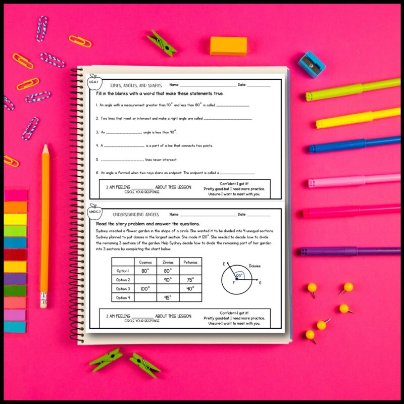 Math Exit Tickets for 4th Grade Google Slides | Magicore