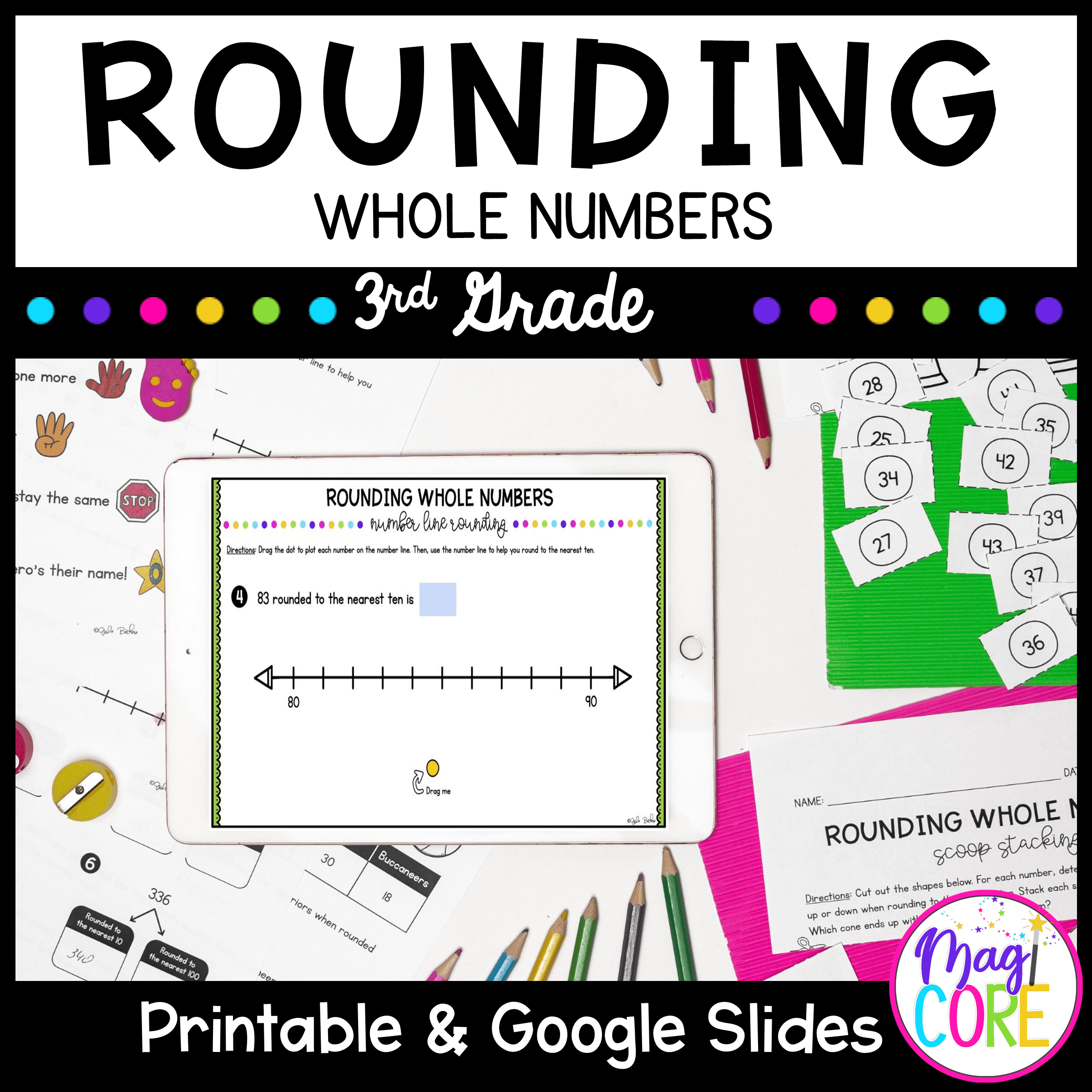 Rounding Whole Numbers 3rd Grade Math 3 NBT A 1 MagiCore Rounding Whole Numbers 3rd Grade Math 3 NBT A 1 MagiCore