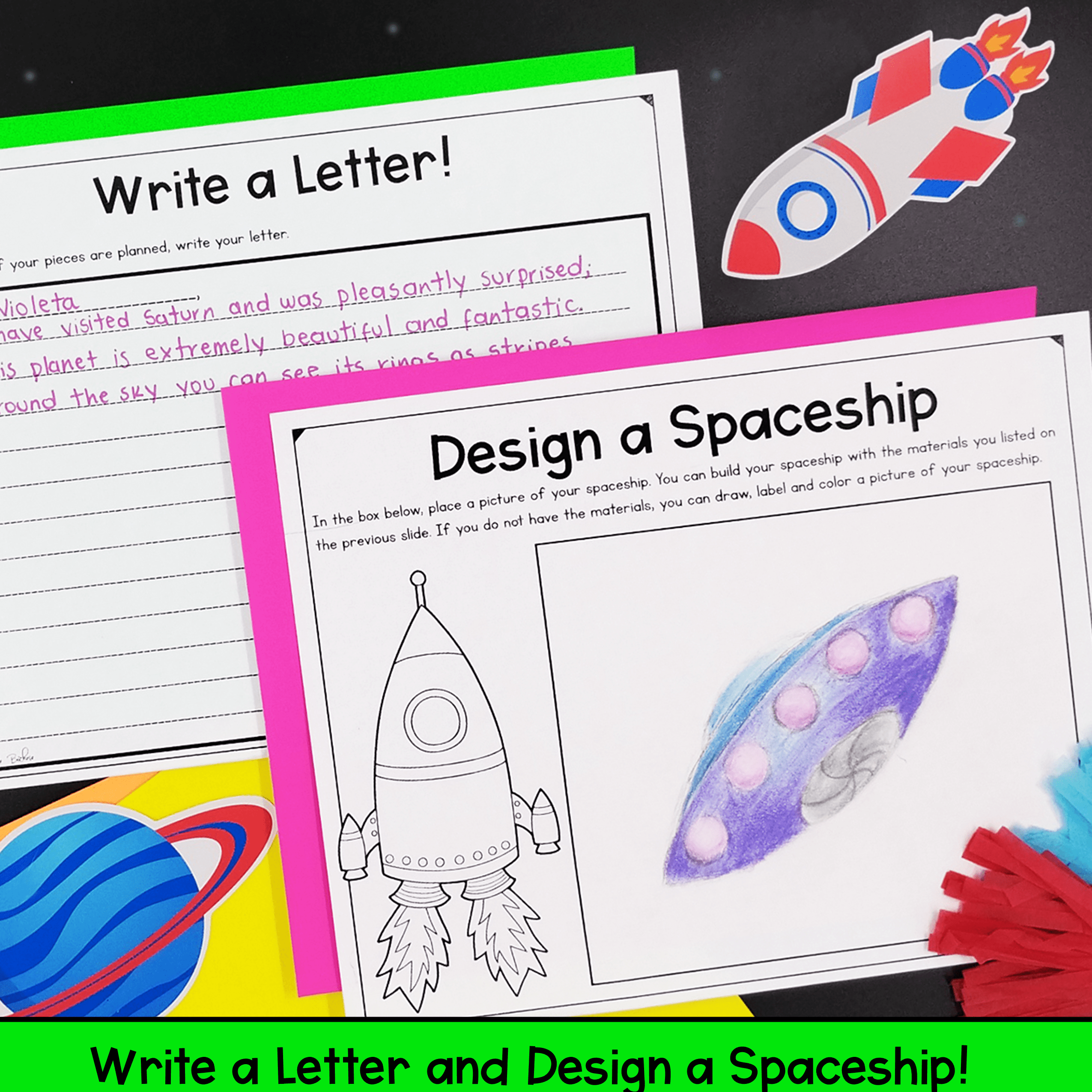 Plan a Trip to Space Writing PBL- 2nd-5th Grade | MagiCore