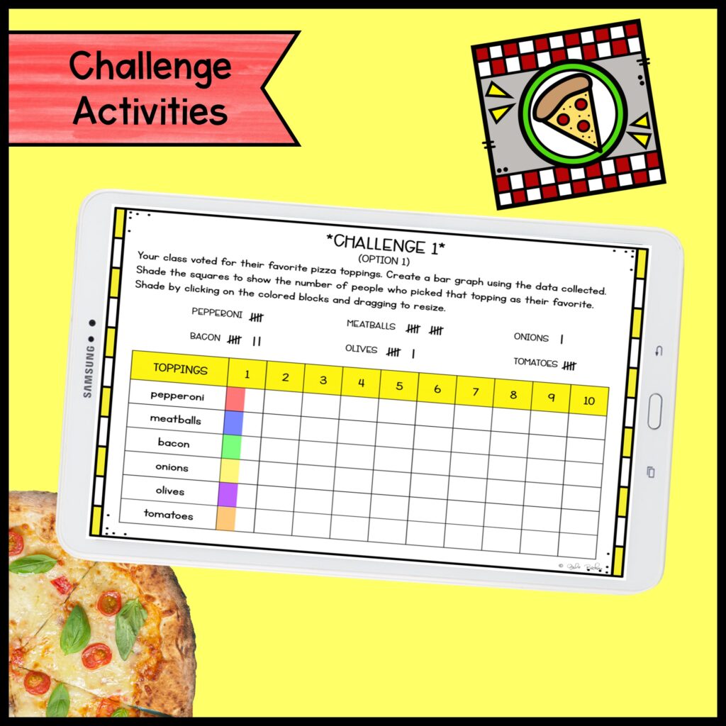 Pizza Fractions Project Learning 1st Grade | Magicore