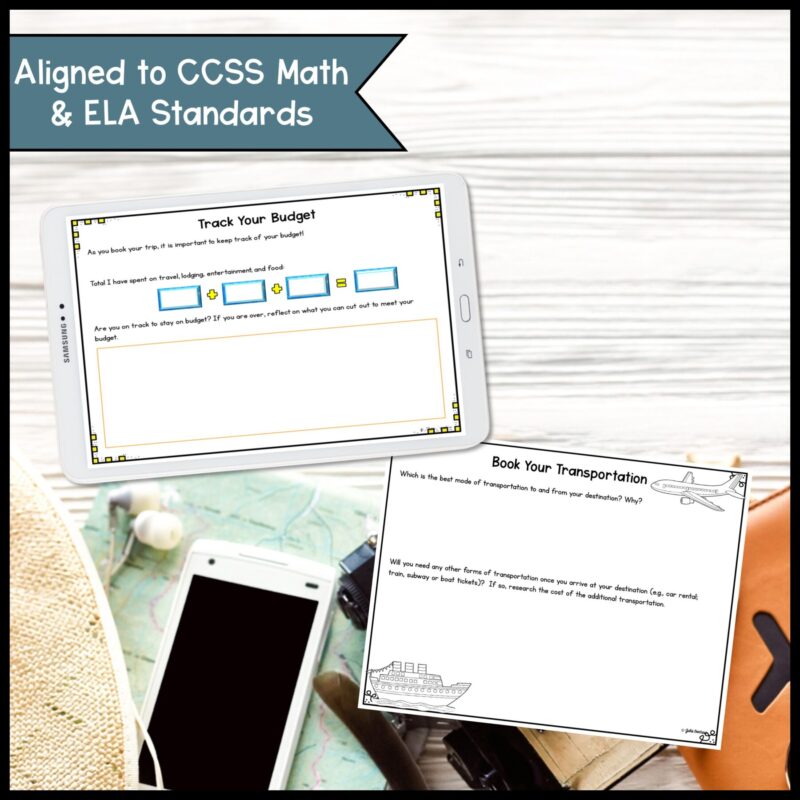 Plan a Vacation Project Learning for 4th-6th Grade | Magicore