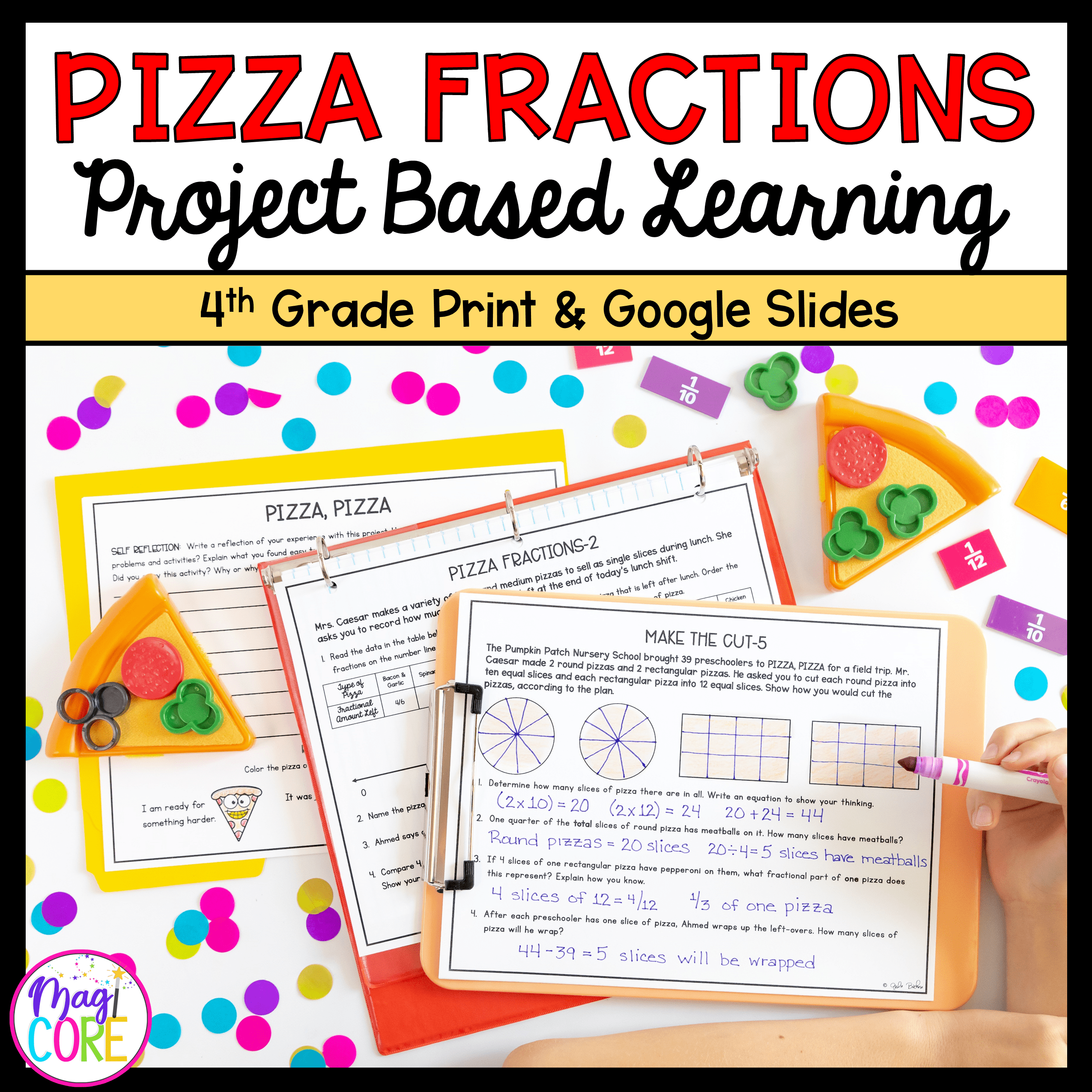 Pizza Fractions Printables Pizza Fractions Printables
