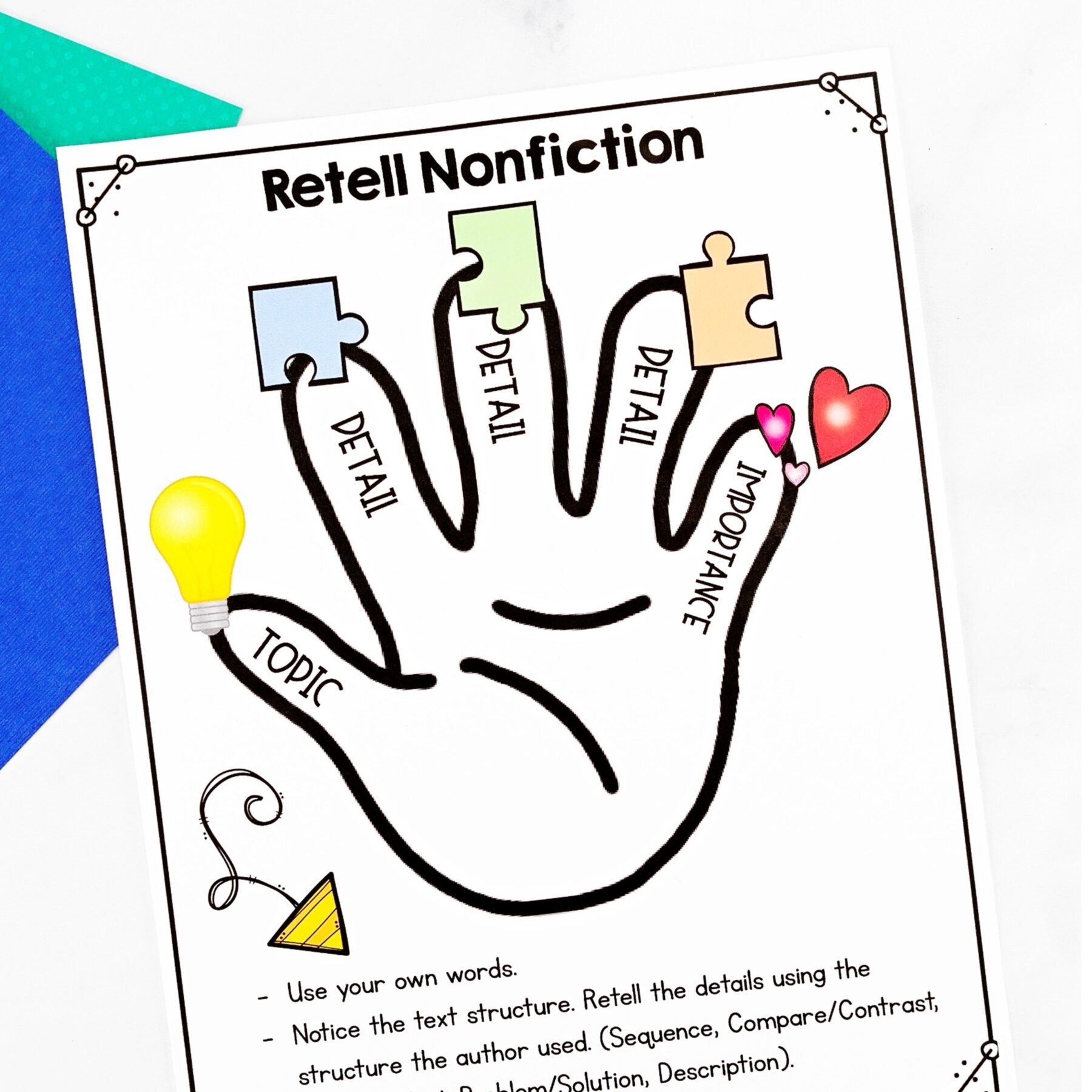 Retelling Anchor Chart 1st Grade Retelling Anchor Chart 1st Grade