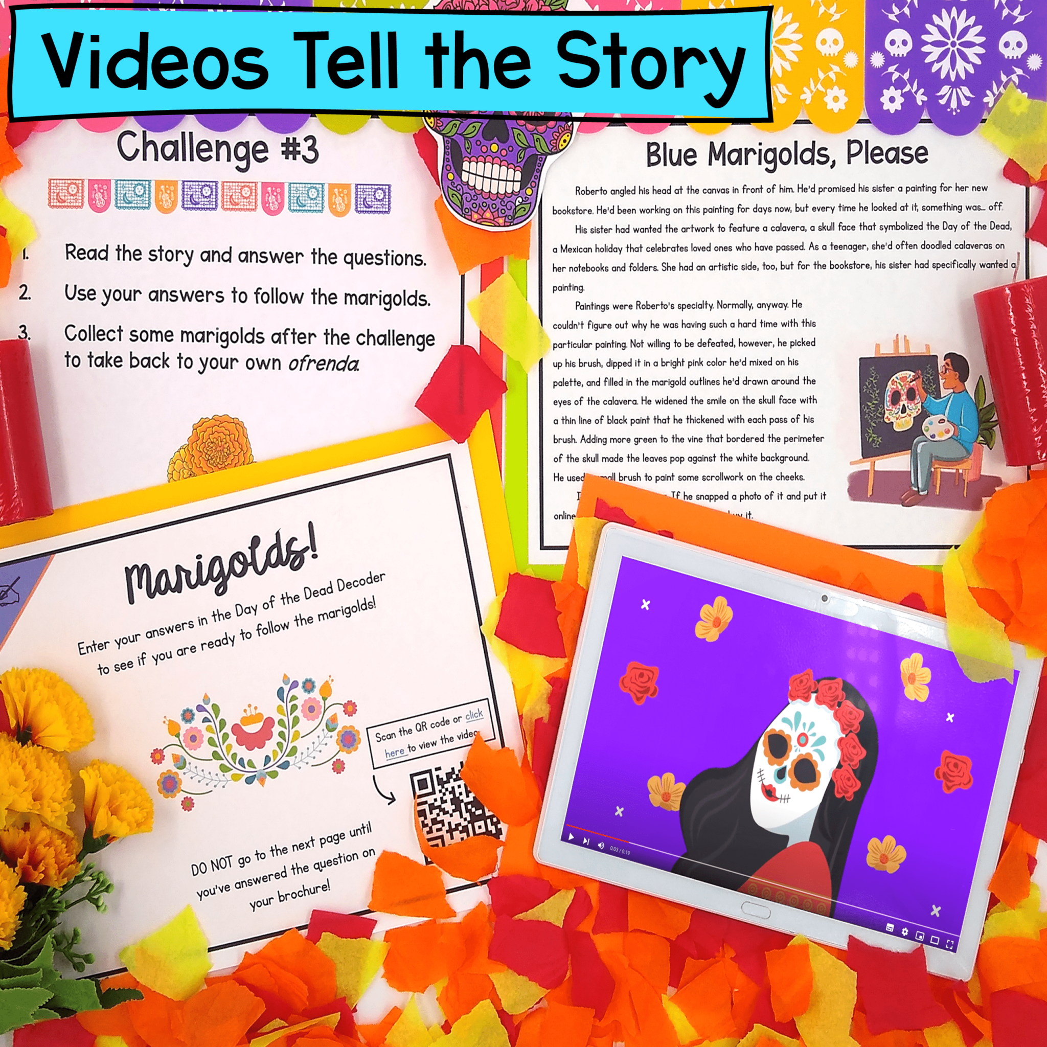 Day of the Dead Escape Room & Webscape™ - 4th & 5th Grade | MagiCore