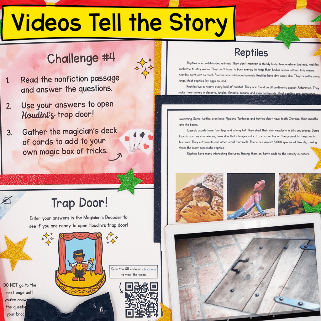 Reading Comprehension Escape Room for 2nd & 3rd Grade | MagiCore
