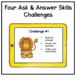 1st Grade Ask & Answer Jungle Safari Escape Room | MagiCore