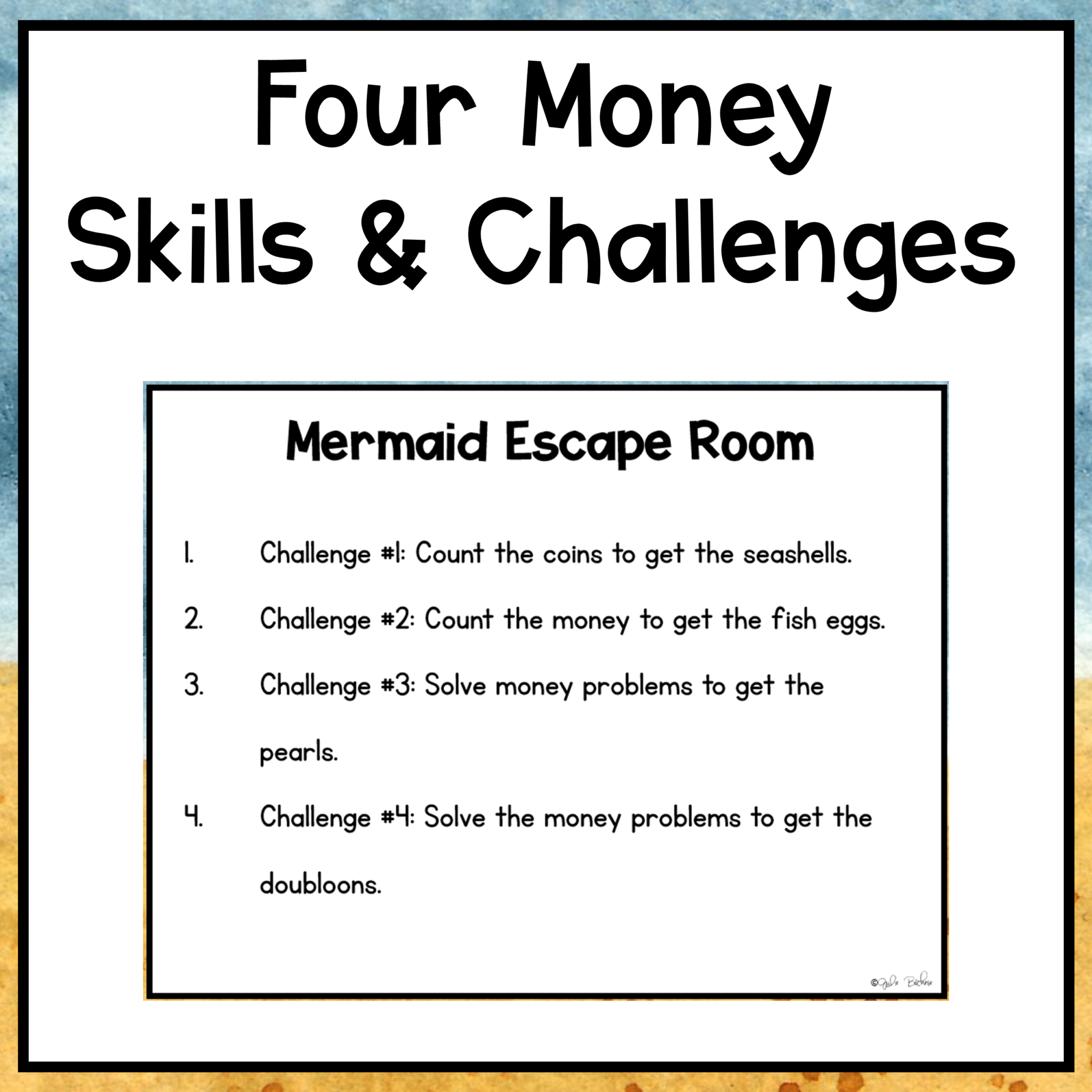 Money Math Mermaid Escape Room - 2nd Grade | MagiCore