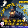 Measurement Line Plot Haunted Train Escape Room - 3rd Grade | MagiCore