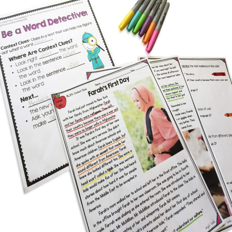 Context Clues in Stories 2nd & 3rd FL ELA 2.V.1.3/3.V.1.3 | Magicore