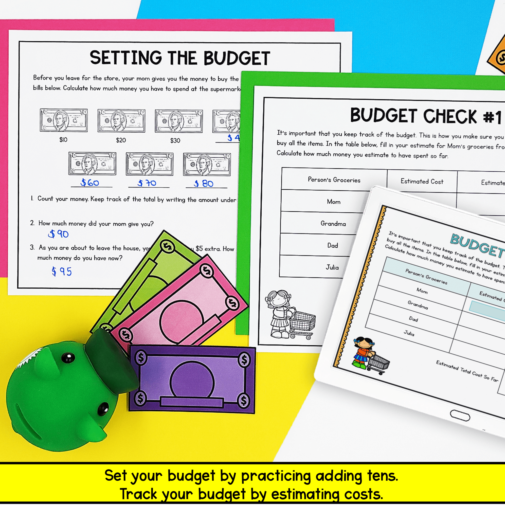1st Grade - Budget & Money Project Based Learning | MagiCore