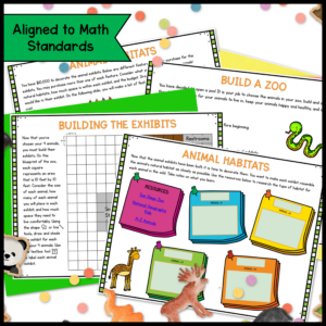 5th Grade Build a Zoo - Math Project Based Learning | MagiCore