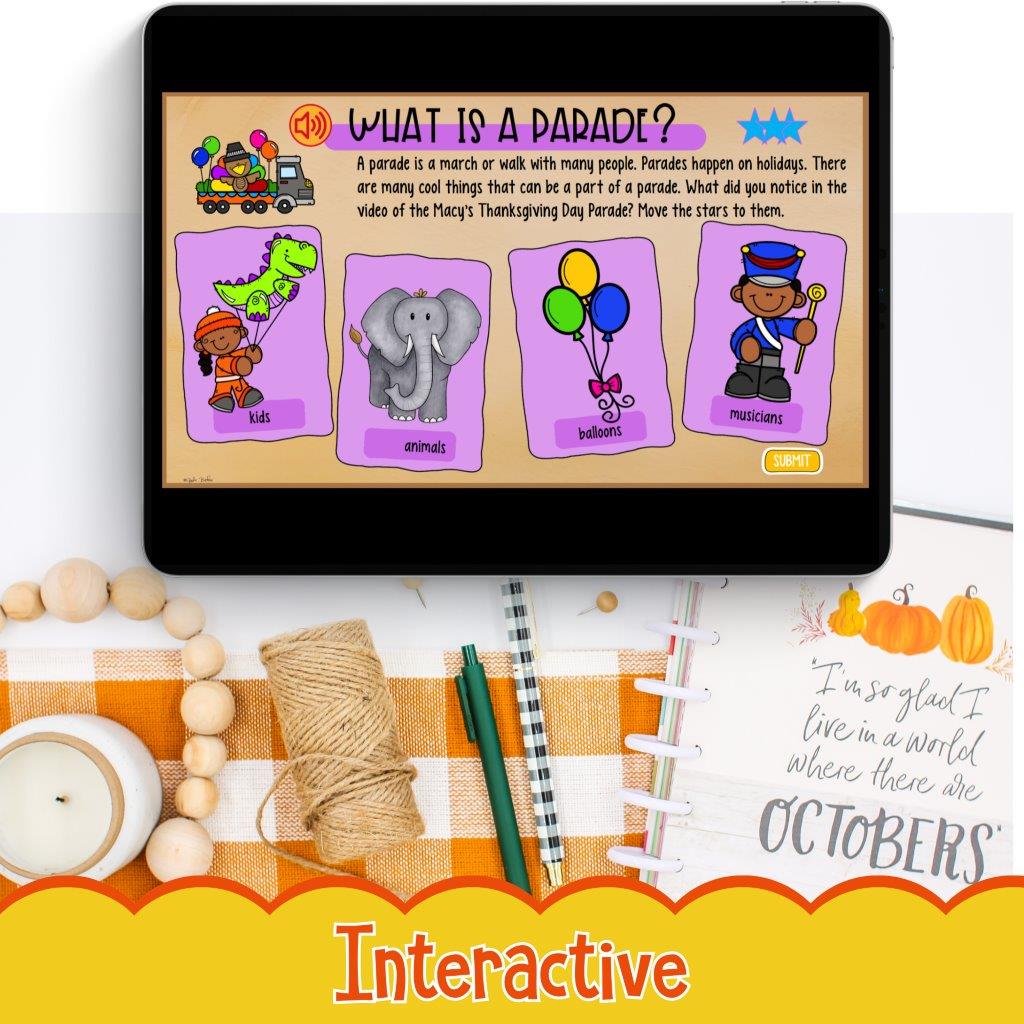 Thanksgiving Day Parade Virtual Field Trip - Primary | MagiCore