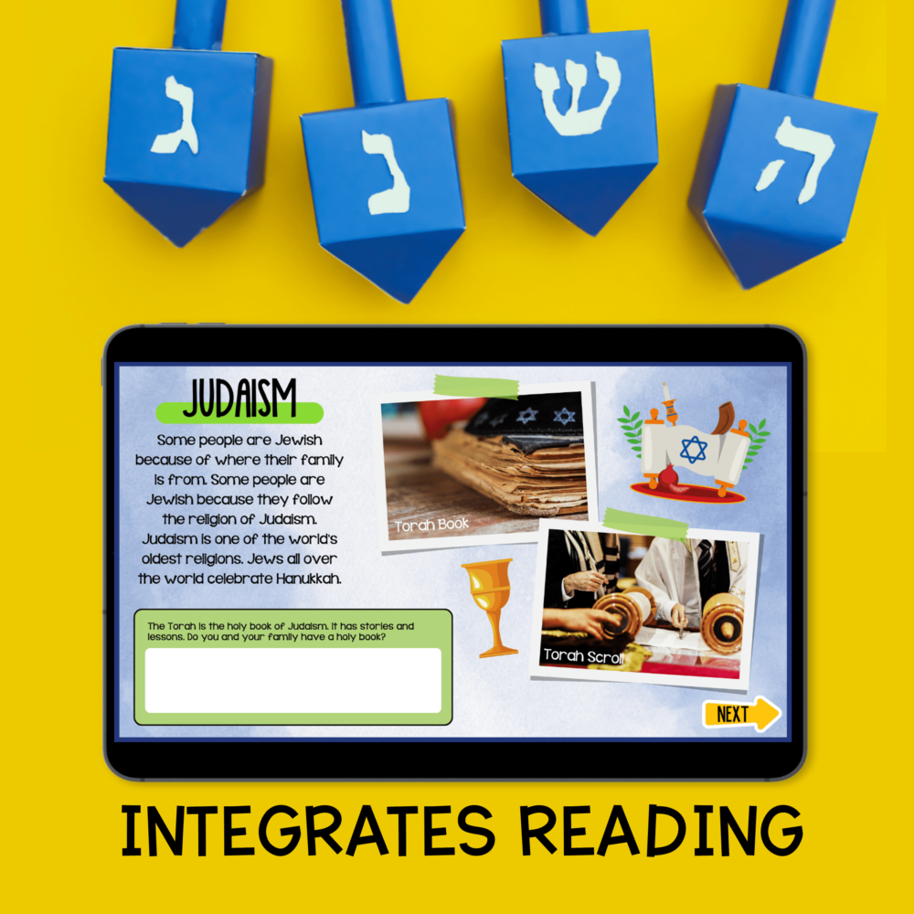 Hanukkah Virtual Field Trip - Primary - Google Slides & Seesaw | MagiCore