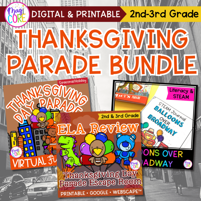 Thanksgiving Day Parade Bundle - 2nd-3rd Grade | MagiCore