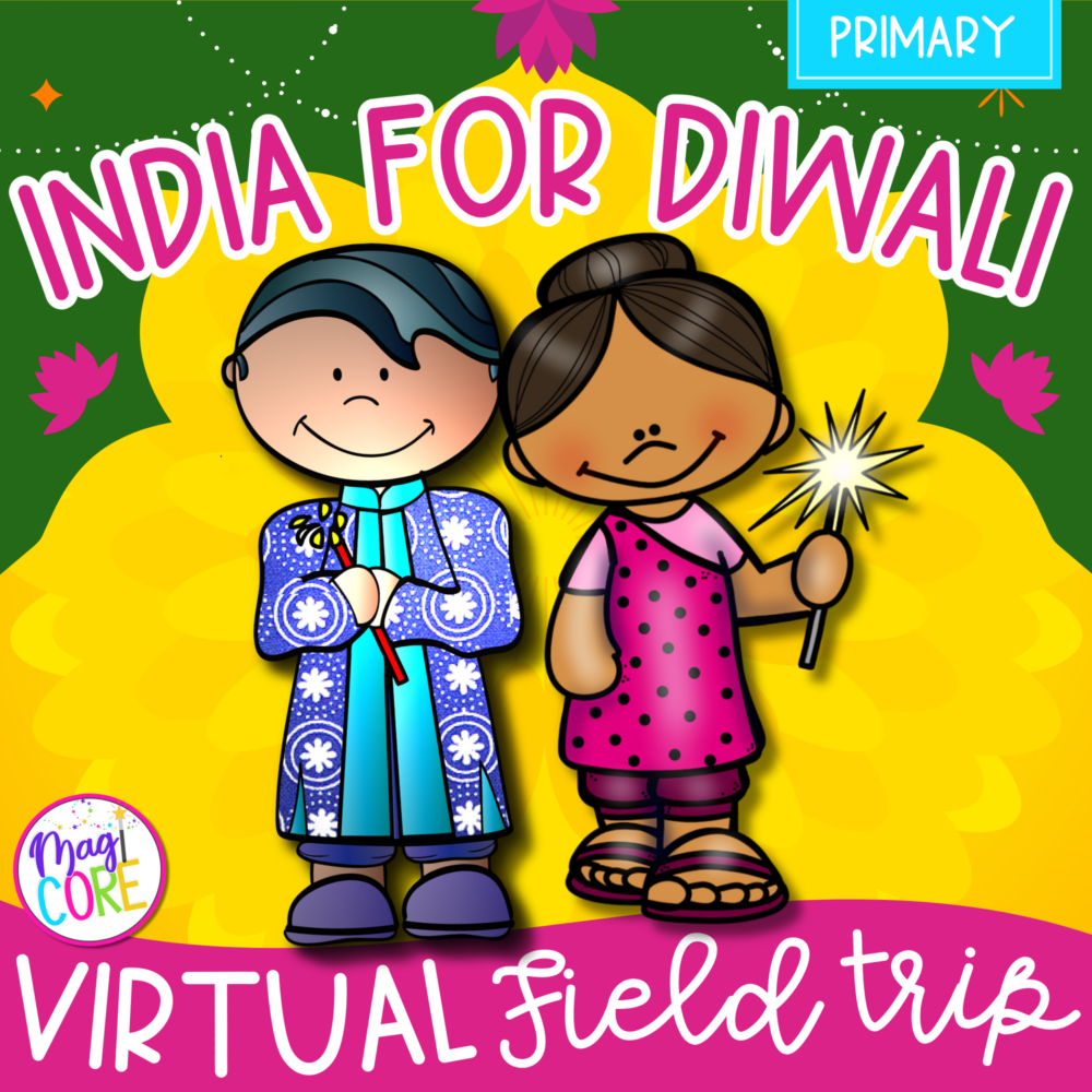 India Diwali Virtual Field Trip 1st Grade Google Slides Seesaw | MagiCore