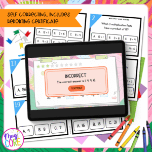 Multiply & Divide Fluently - 3rd Grade Math Task Cards - 3.OA.C.7 ...