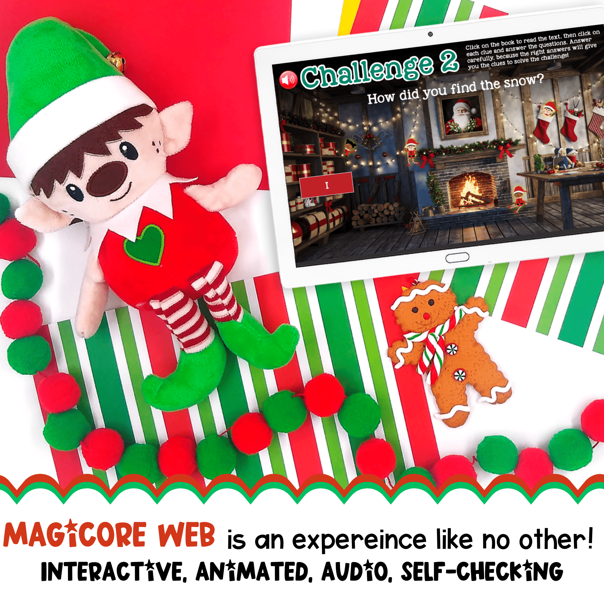 Christmas Elf - 3rd Grade Math Escape Room | MagiCore
