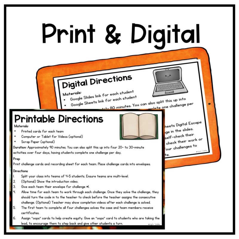 Properties of Multiplication - 3rd Grade Robot Escape Room | Magicore