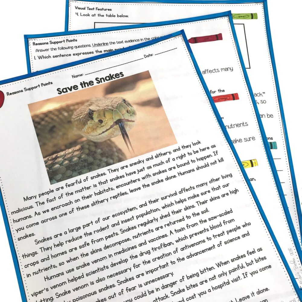 Author's Claims - 4th & 5th Grade - Ela.4.R.2.4/5.R.2.4 | MagiCore