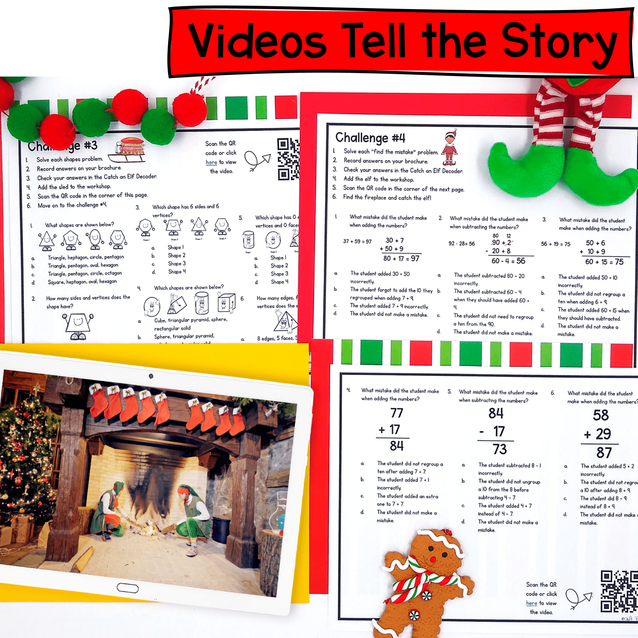 Christmas Elf - 2nd Grade Math Escape Room | MagiCore