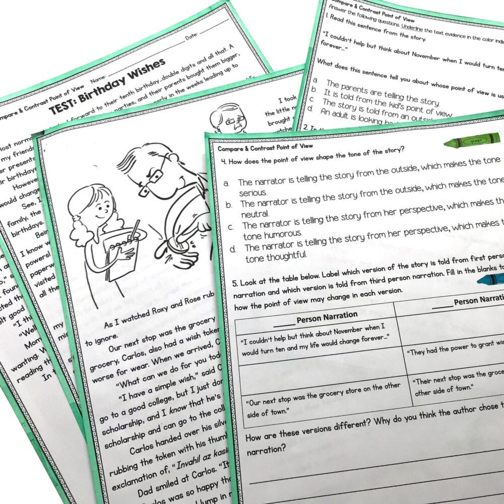 Point of View & Perspective - 4th Grade - ELA.4.R.1.3 | MagiCore