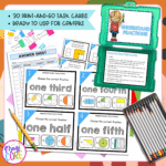 Understand Fractions - 3rd Grade Math Task Cards - 3.NF.A.1 | MagiCore