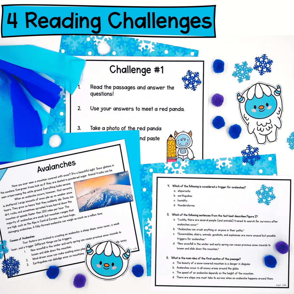 Track the Yeti Reading Escape Room - 4th & 5th Grade | MagiCore