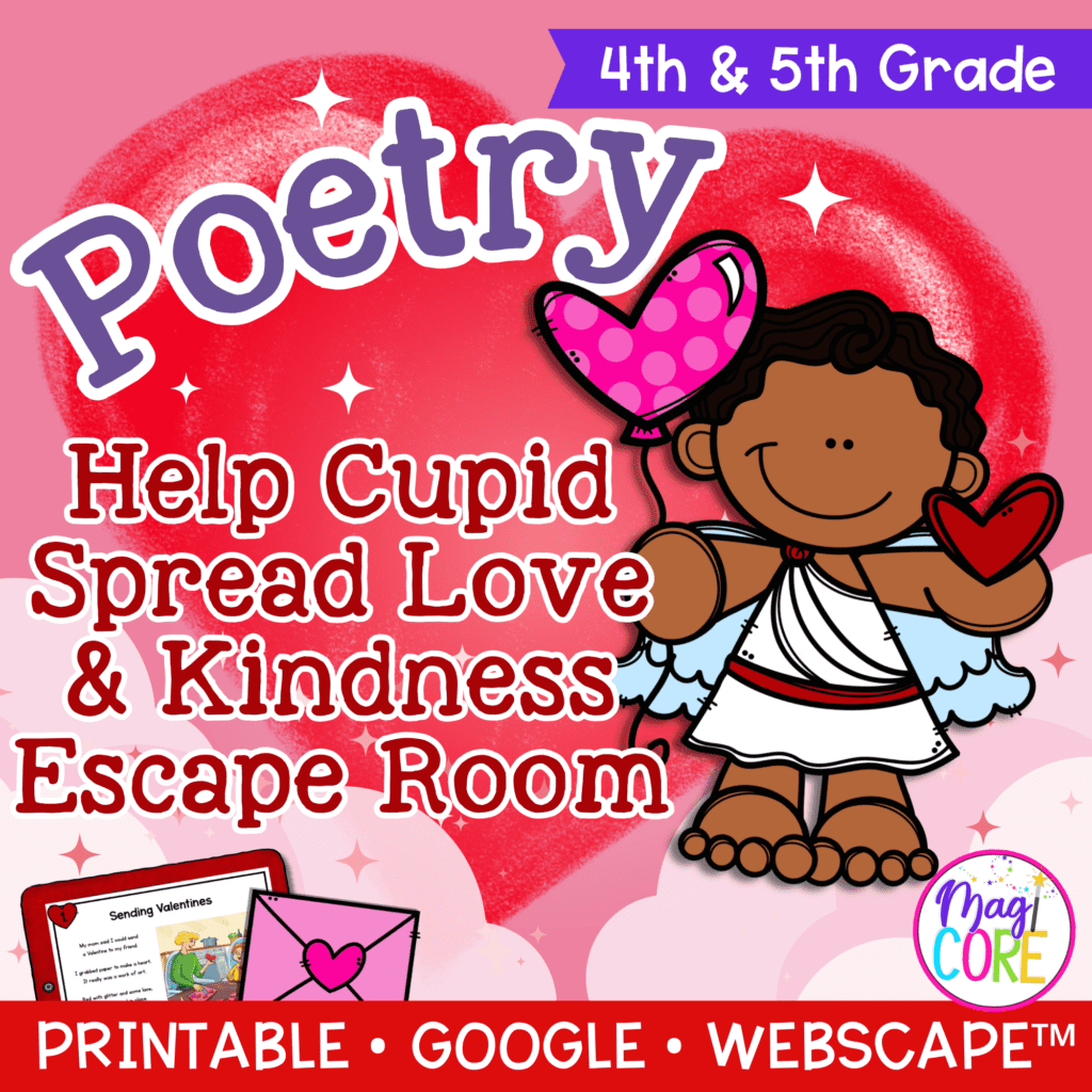 Help Cupid Poetry Escape Room & Webscape™ - 4th & 5th | MagiCore