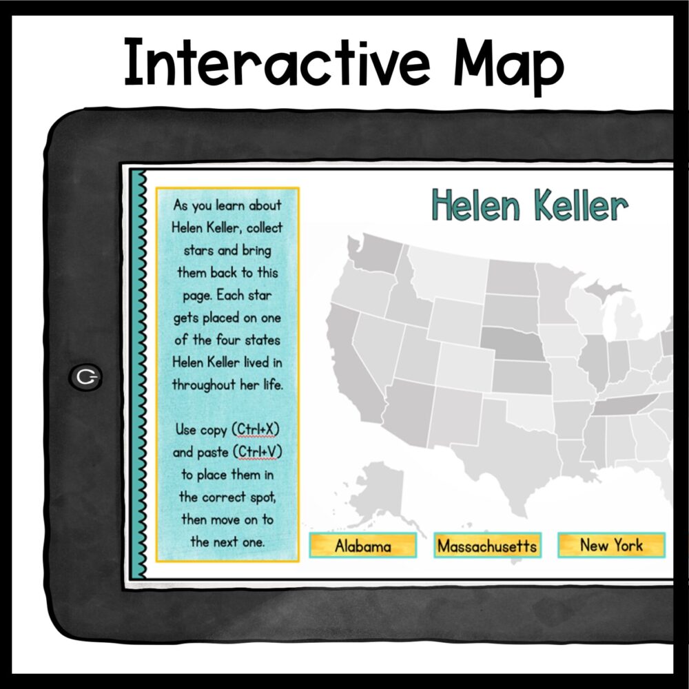 Virtual Field Trip: Helen Keller - Google Slides & Seesaw | MagiCore