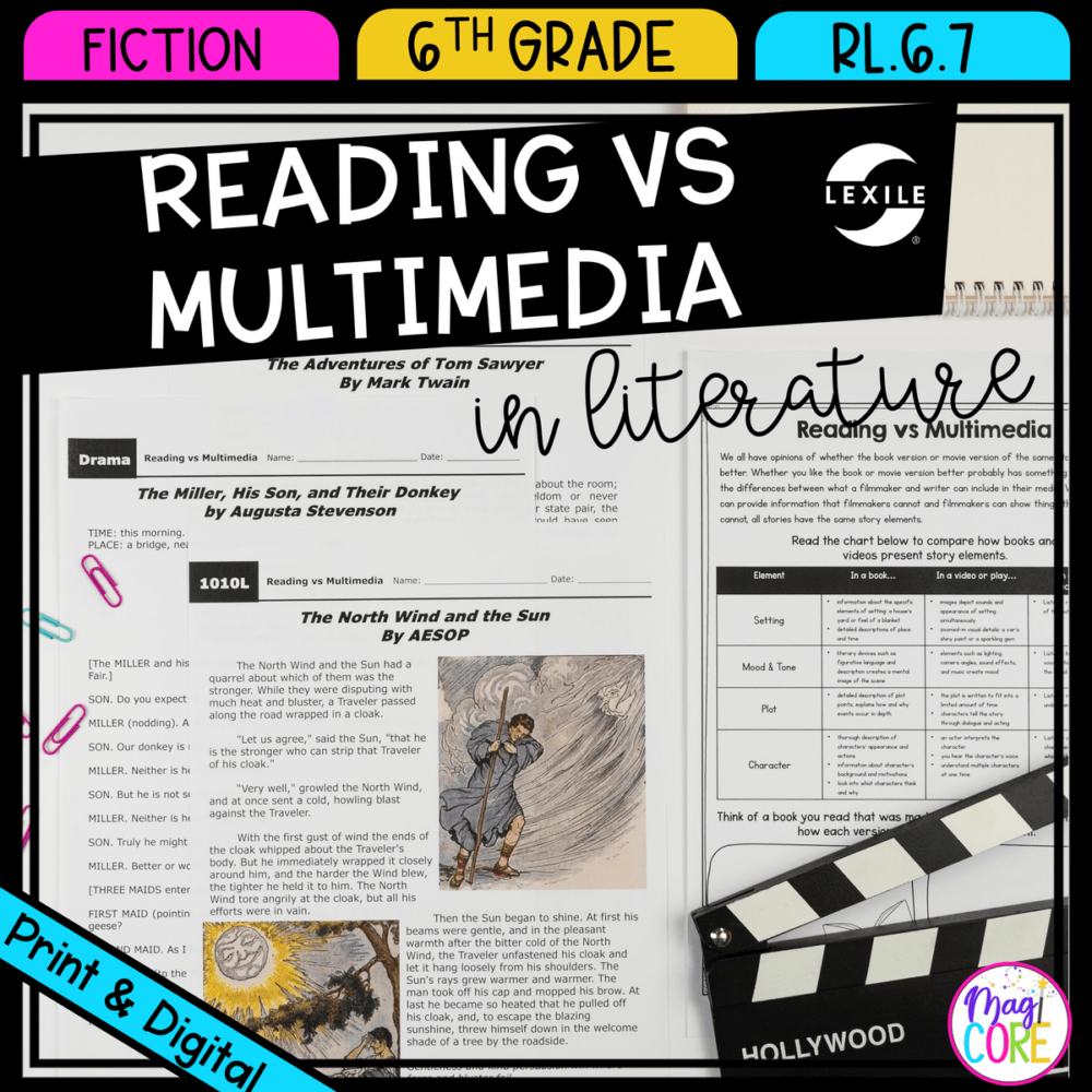Reading vs Multimedia - RL.6.7 | MagiCore