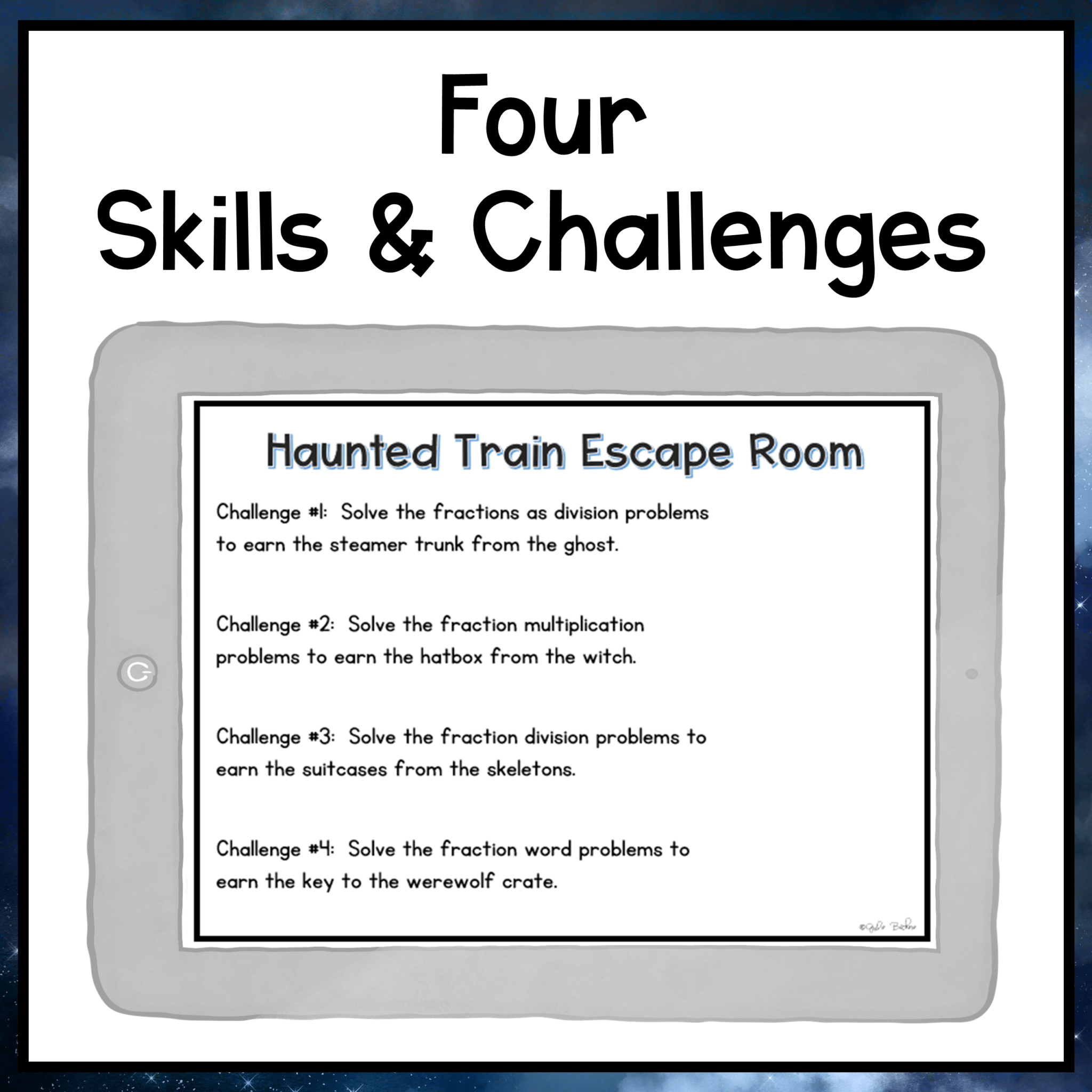 Multiplying & Dividing Fractions - 5th Grade Math Escape Room | Magicore
