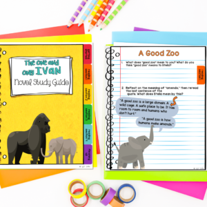 The One and Only Ivan Novel Study Reading Comprehension | MagiCore