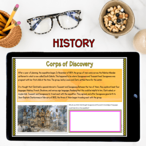 Sacagawea - Cross Curricular Virtual Biography | MagiCore