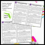 Compare and Contrast Fiction Task Cards - 2nd Grade | MagiCore