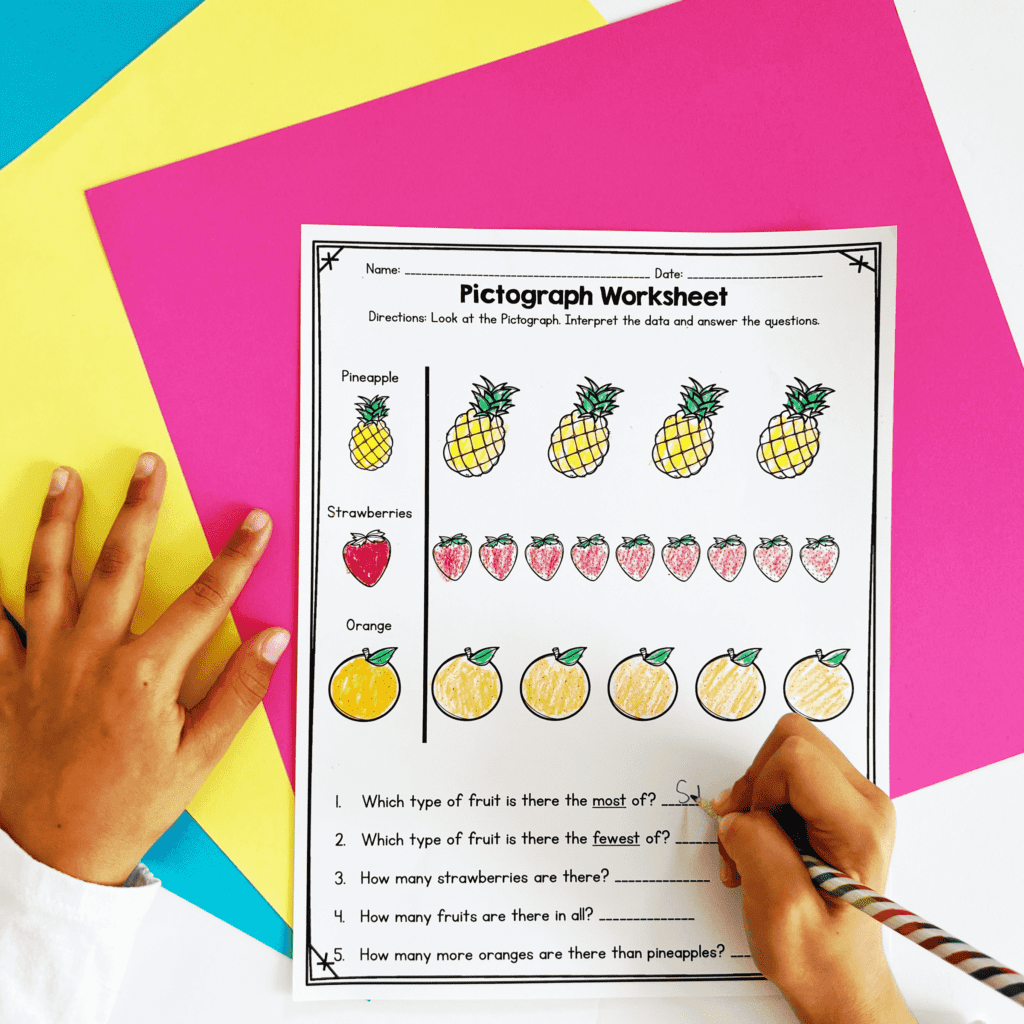 Collect & Interpret Data Tally Marks Pictographs FL BEST MA.1.DP.1.1 MA ...
